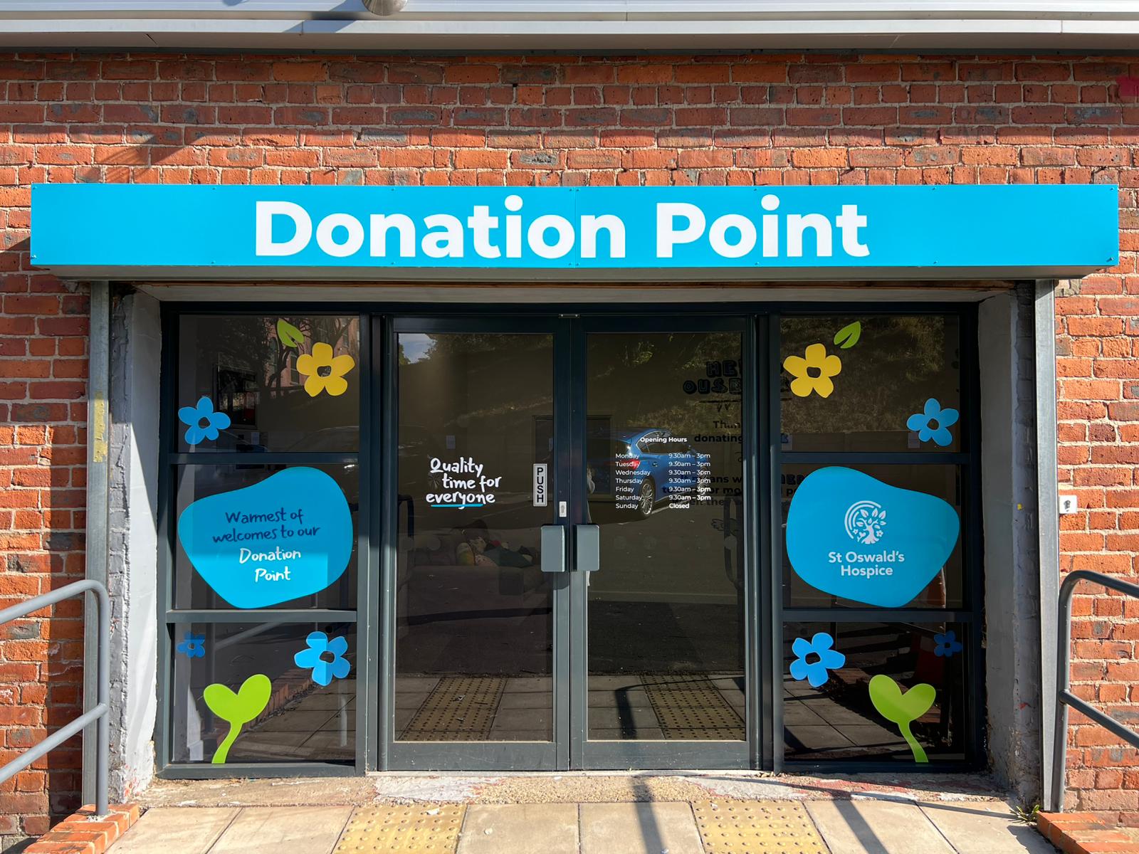 Ouseburn - Donation Point | St Oswald's Hospice